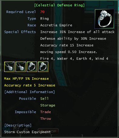 ITEM COMBINATION | RF STORM